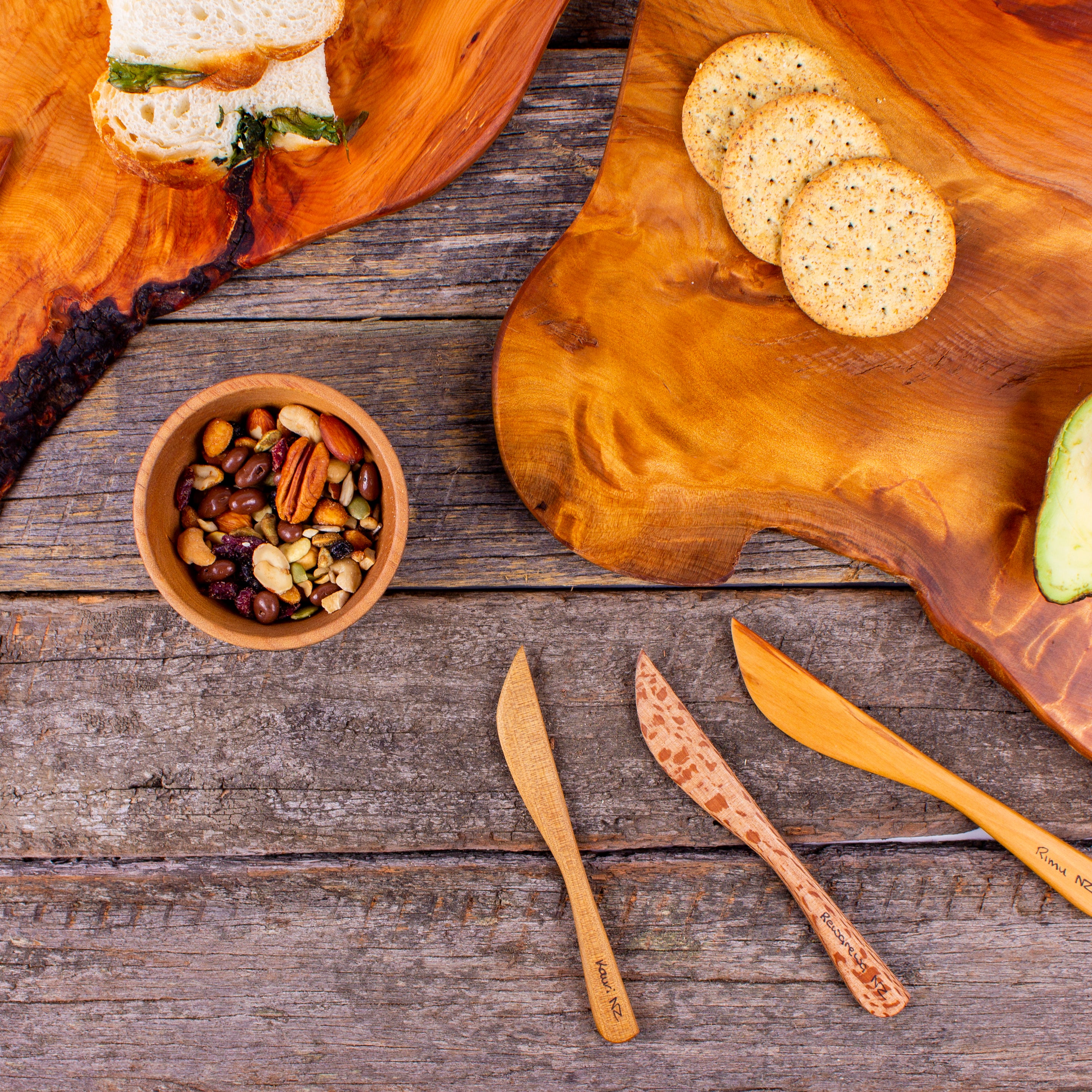 Rustic Natural Edge Boards | Woodzone NZ Made Woodware & Gifts