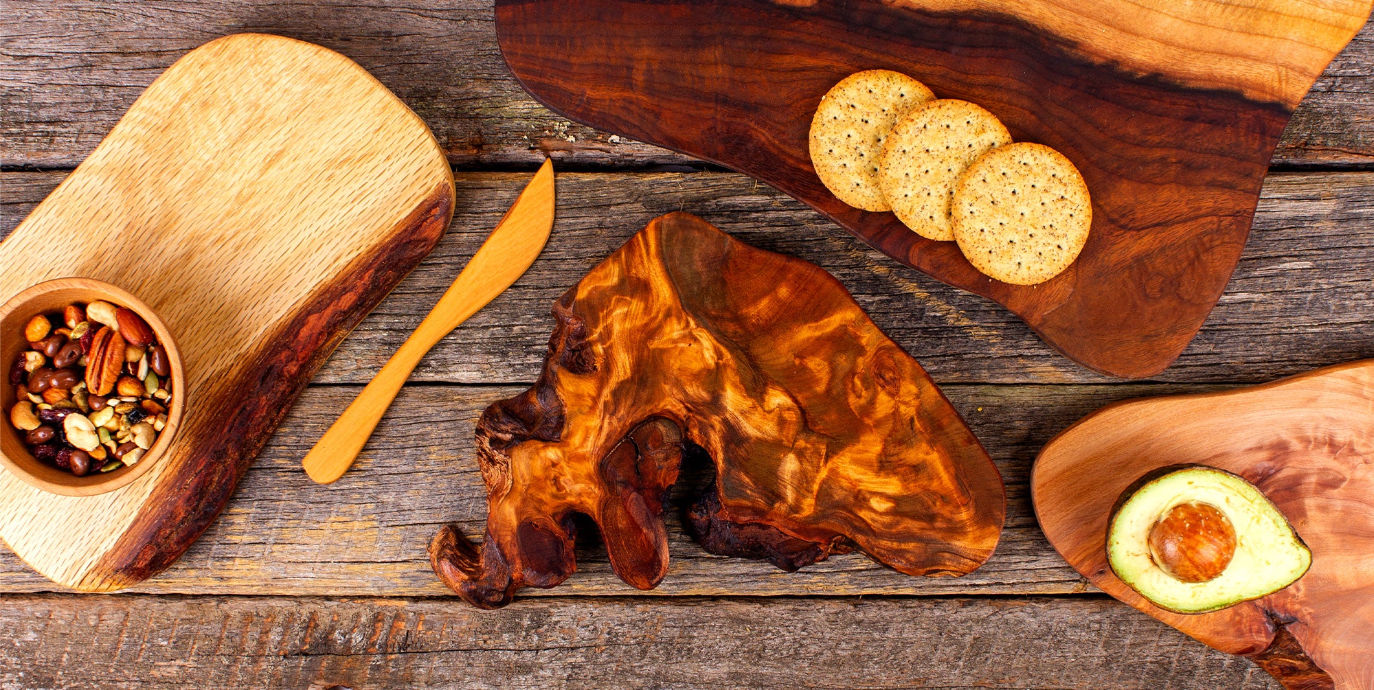 Rustic Natural Edge Boards | Woodzone NZ Made Woodware & Gifts