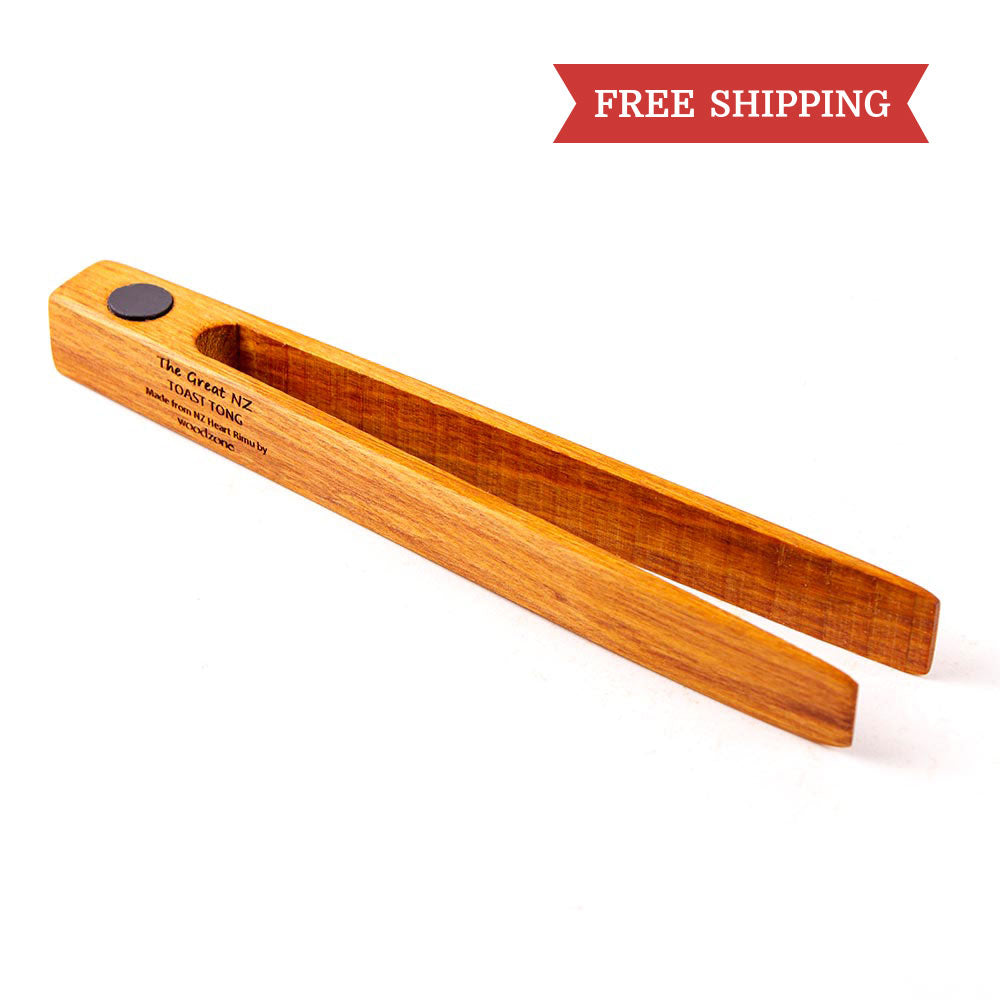 The Great NZ Toast Tong | Woodzone NZ Made Woodware and Gifts